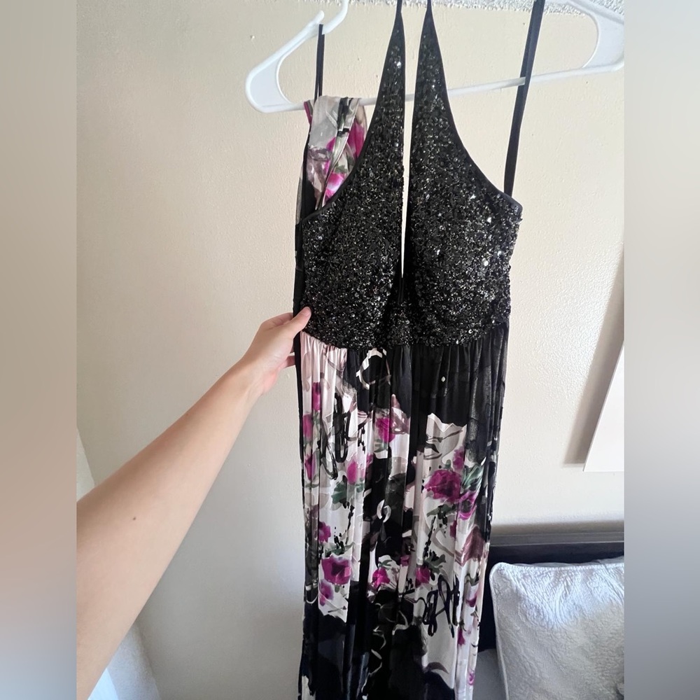 Jovani Embellished Gown With Sequin And Pattern - Gem